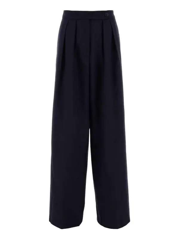 Dries Van Noten Pamplona Pleated Wide-leg Pants - Black