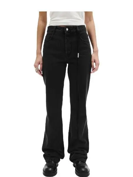 ANN DEMEULEMEESTER Flared Jeans - Black