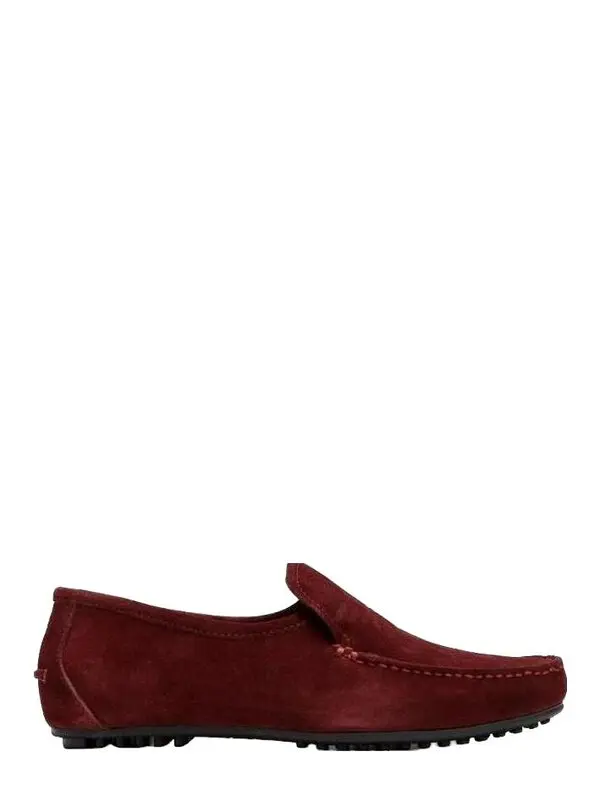 Emporio Armani Suede Loafers - Brown