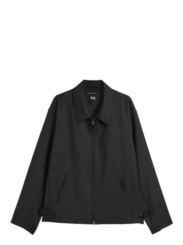 Y3 Zip-fastening Jacket - Black