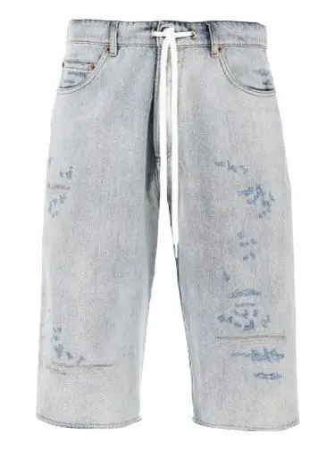 MAISON MARGIELA Drawstring Bermuda Shorts - Gray