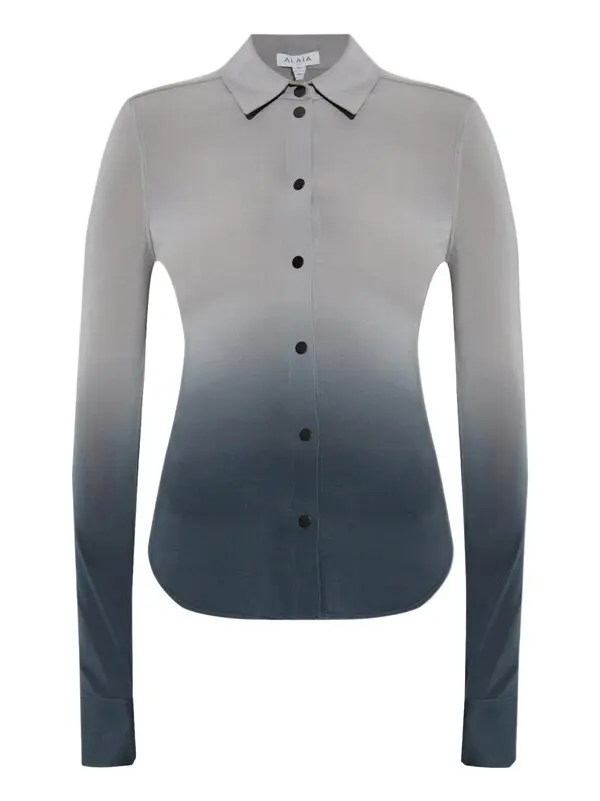 Alaïa Long Sleeve Shirt - Gray