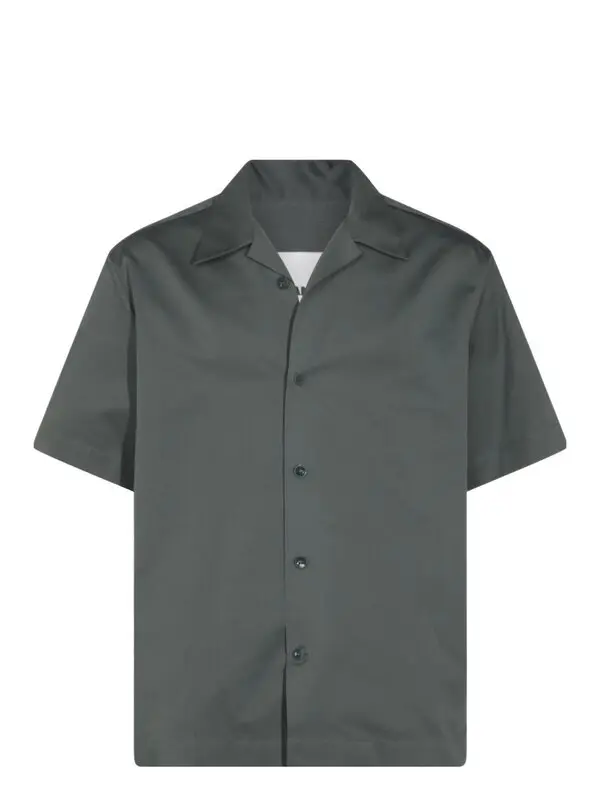 JIL SANDER Satin Shirt - Grey