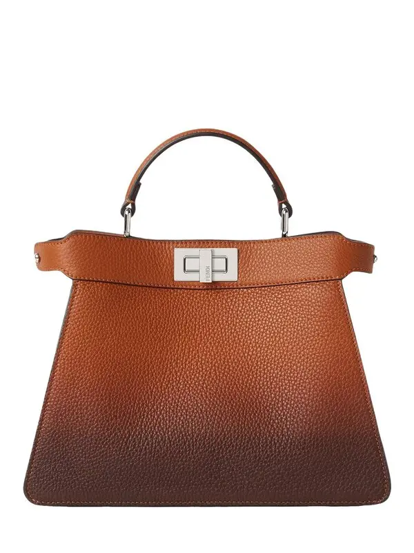 Fendi Peekaboo Iseeu Small Tote Bag - Brown Gradient