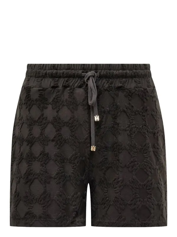 Amiri Ma Quad Toweling Shorts - Black