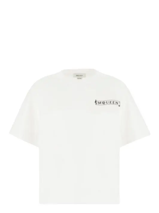 Alexander McQueen Logo Print T-shirt - White