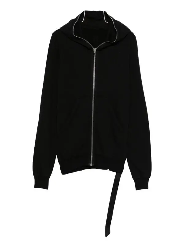 Rick Owens Gimp Zipped Hoodie - Black
