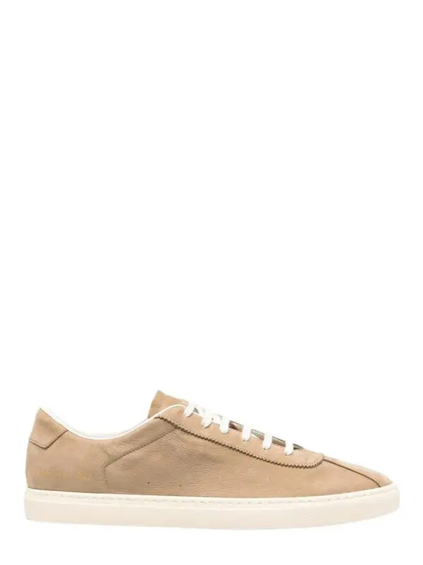 COMMON PROJECTS Round Toe Lace-up Low-top Sneakers - Nude