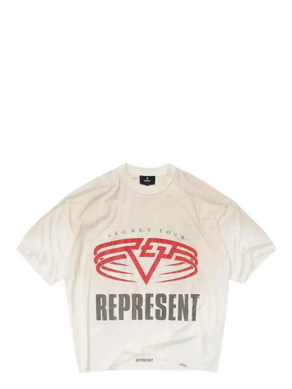 REPRESENT Living Legacy Oversized T-shirt - Flat White