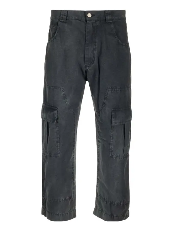 MAGLIANO Imbianchino Straight Leg Trousers - Black