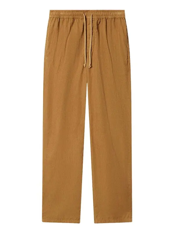 Isabel Marant Étoile Nirlen Corduroy Straight Leg Pants - Bronze Tinted