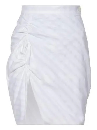 VIVIENNE WESTWOOD Draped Ruched Mini Skirt - White