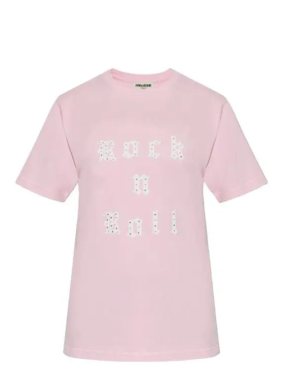 Zadig&Voltaire Embellished T-shirt - Pink