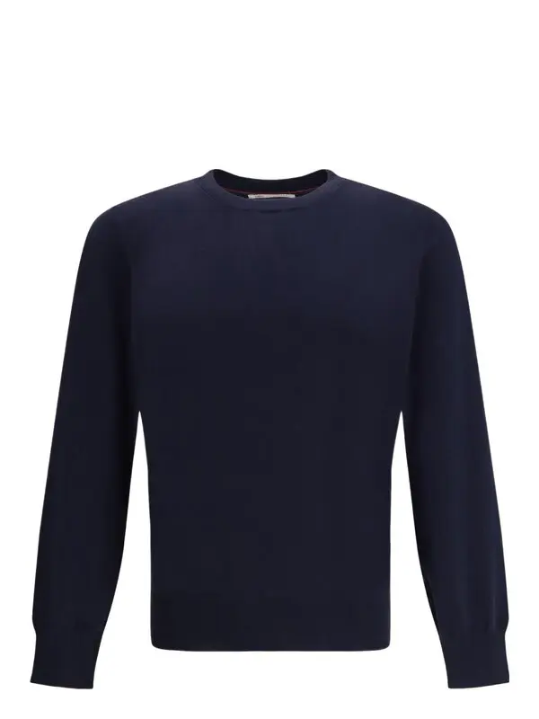 Brunello Cucinelli Long-sleeved Crewneck Jumper - Black