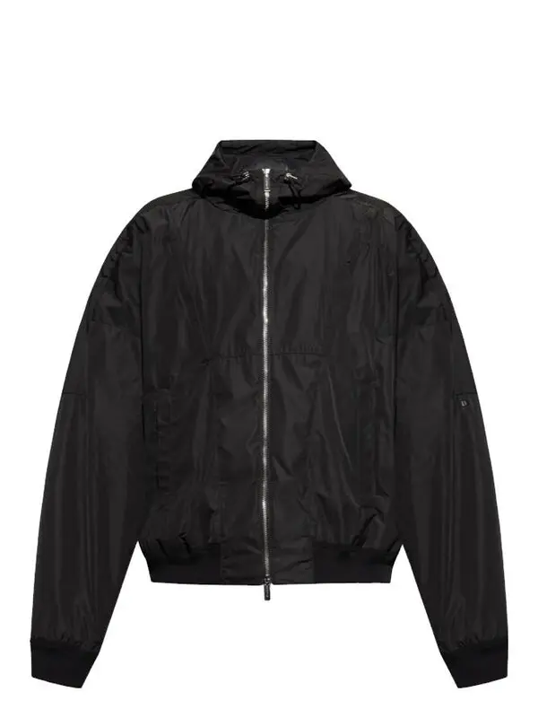 Dsquared2 Zip-up Hooded Jacket - Black