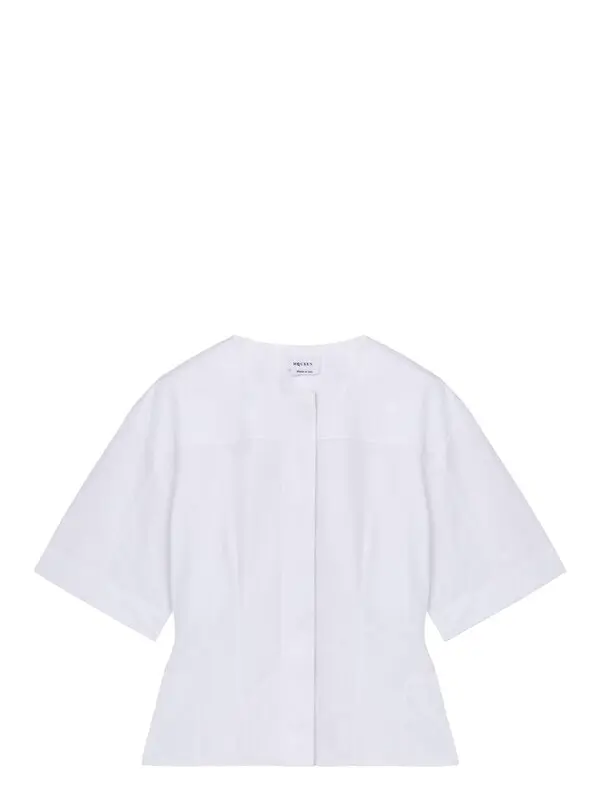 Alexander McQueen Short-sleeve Crew Neck Top - Optic White