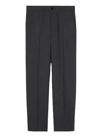 Gucci Tailored Pressed Crease Trousers - Black