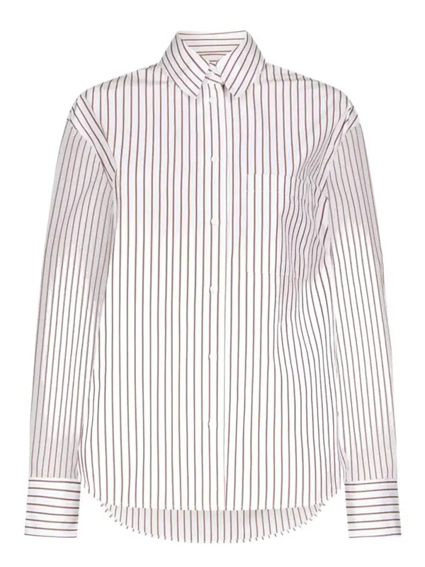 Loulou De Saison Maud Striped Shirt - White