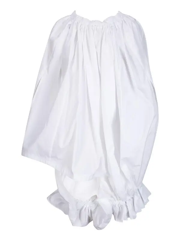 Comme Des Garçons Ruffled Blouse - White
