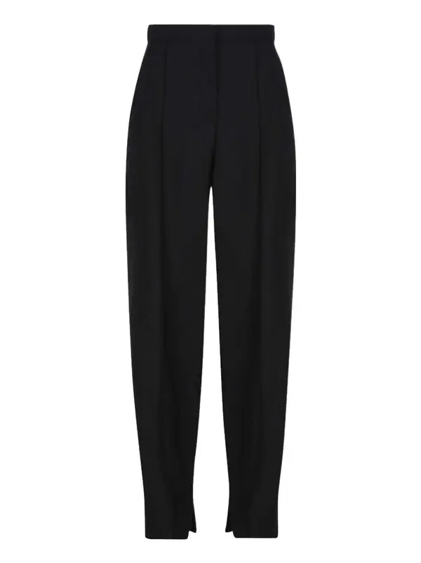 Loewe Balloon Trousers In Wool - Black