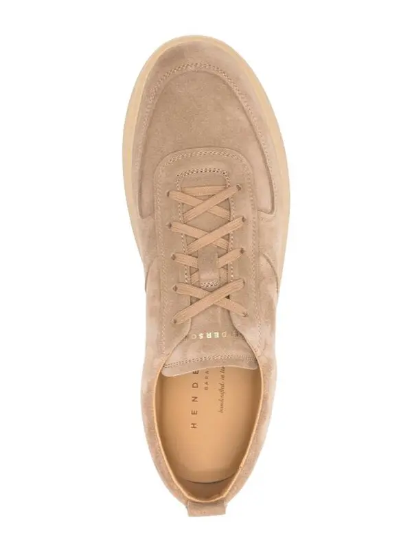 HENDERSON BARACCO Lace-up Low-top Sneakers - Nude