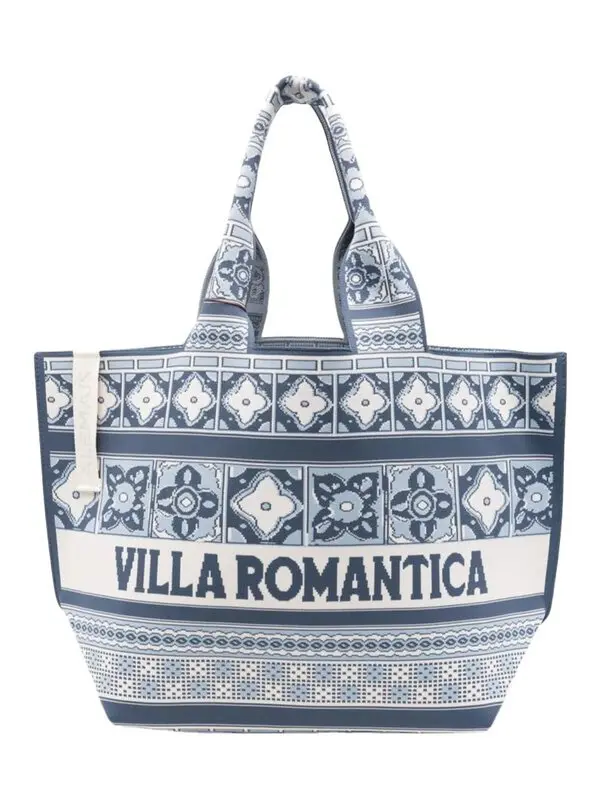 ALEMAIS Villa Romantica Tote Bag - Blue