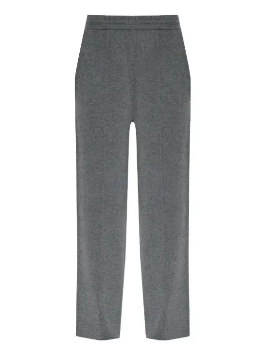 LANVIN Mid-rise Straight Leg Trousers - Grey