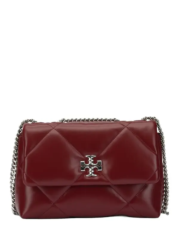 Tory Burch Small Kira Diamond Quilt Convertible Shoulder Bag - Brown