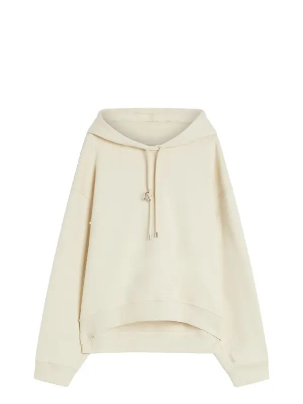 Sportmax Urna Drawstring Hoodie - Ivory