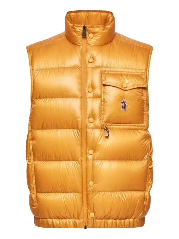 Moncler Uychi Packable Down Gilet - Yellow