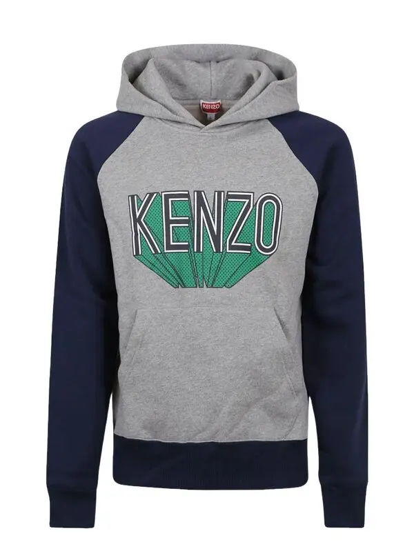 Kenzo Long-sleeved Hoodie - Black