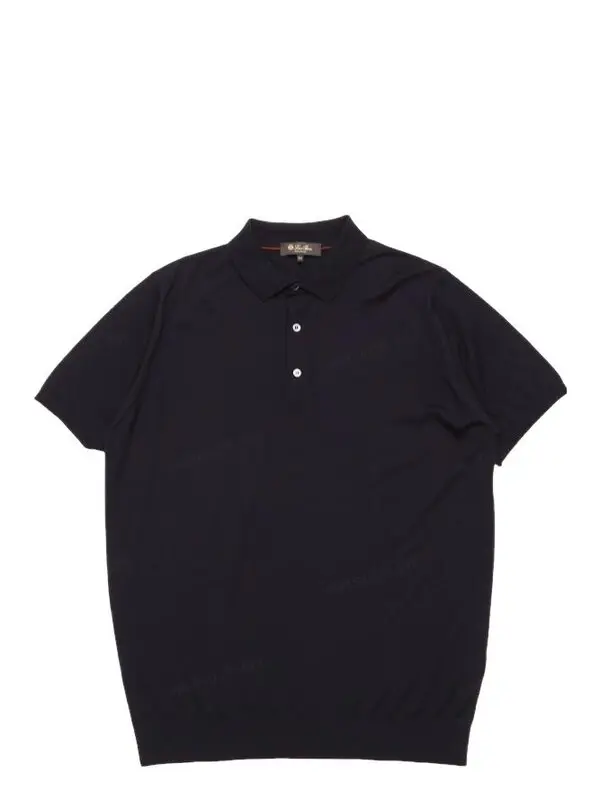 Loro Piana Wish Short-sleeved Polo Shirt - Black