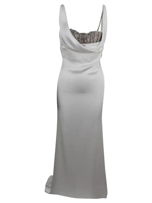 Giuseppe Di Morabito Embellished Sleeveless Maxi Dress - Gray