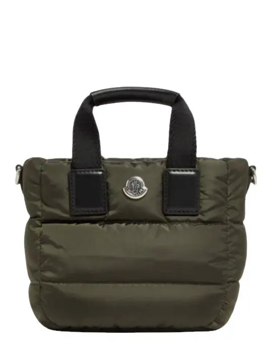 Moncler Caradoc Water-repellent Micro Tote Bag - Dark Green