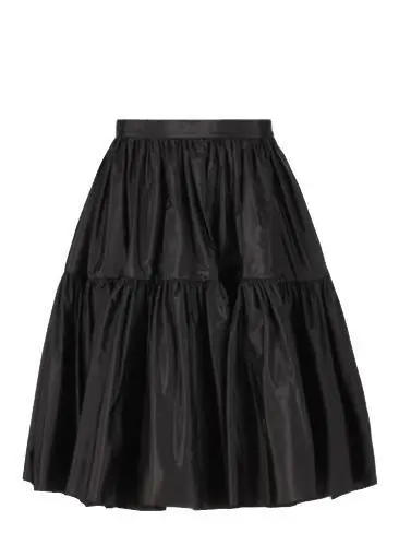 Valentino Garavani High Waist Ruffled Skirt - Black