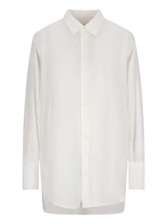 DARKPARK Carla Long-sleeved Buttoned Shirt - White