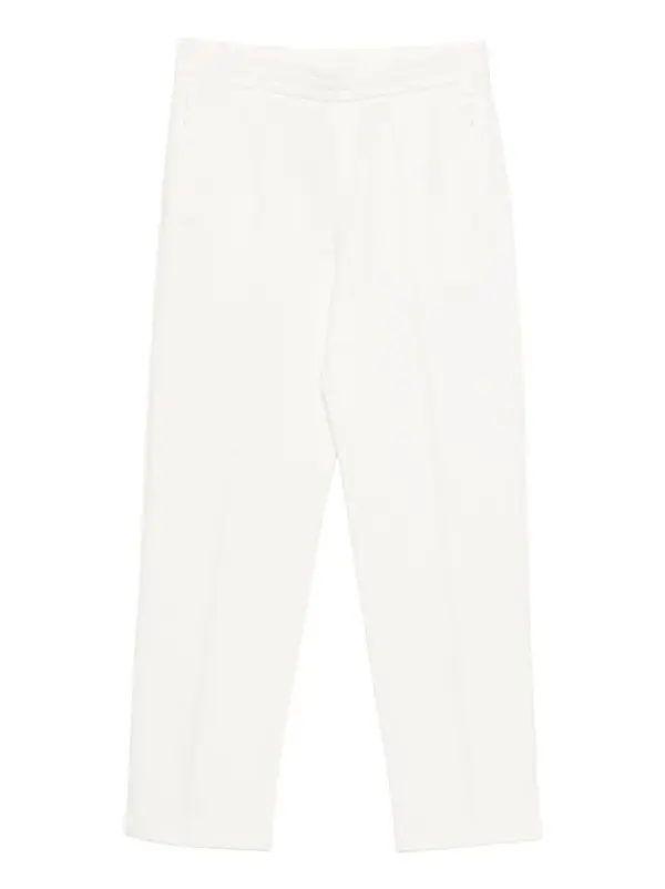 Emporio Armani Drawstring Trousers - White