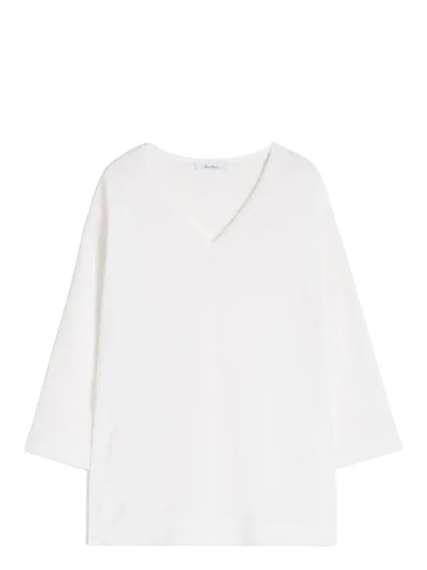Max Mara V-neck Pullover - Optical White