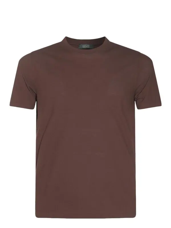 ZANONE T-shirts And Polos Tee - Brown