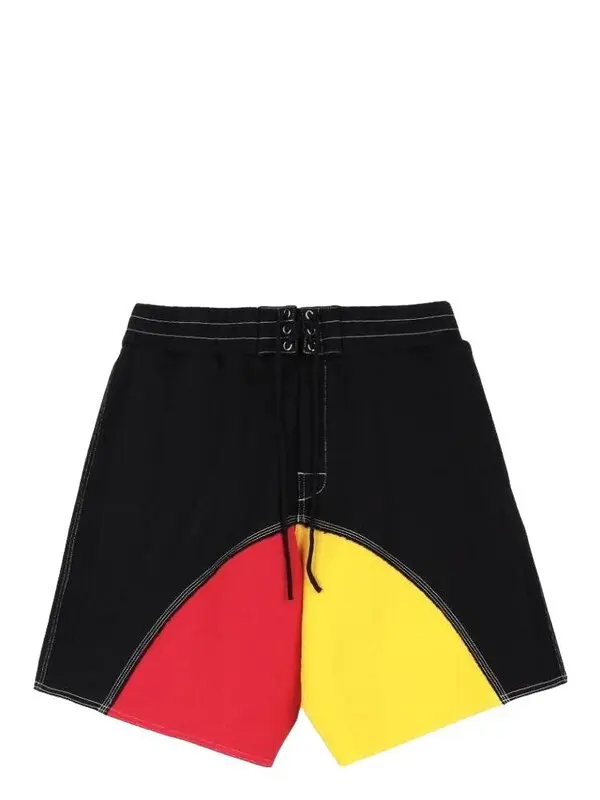 We11Done Spliced Shorts - Black