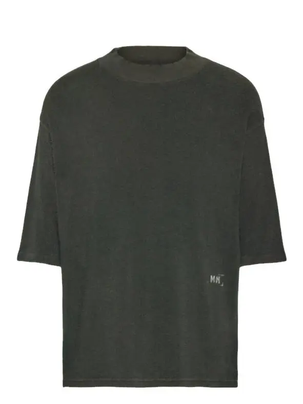 MAISON MARGIELA Logo-print Cotton T-shirt - Black