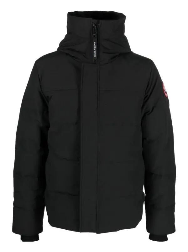 Canada Goose Macmillan Hooded Down Puffer Coat - Black