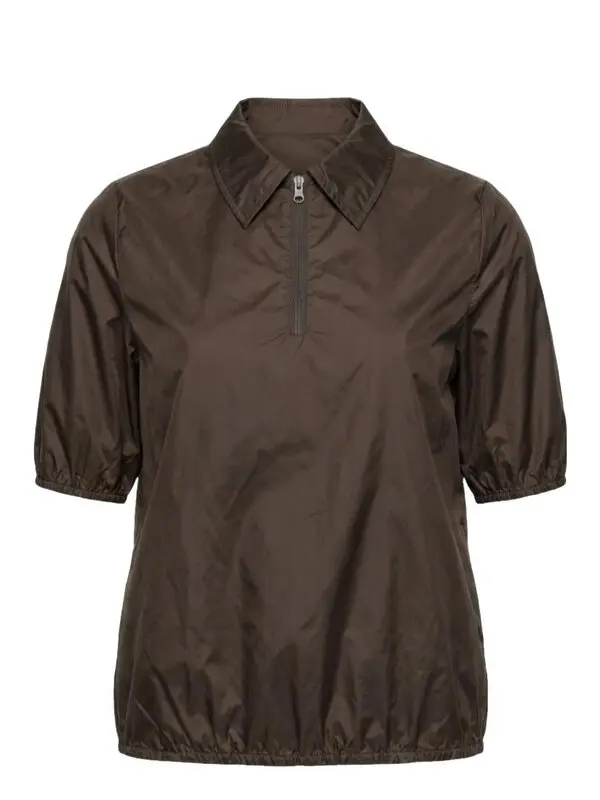 AMOMENTO Half-zip Polo Shirt - Multicolor