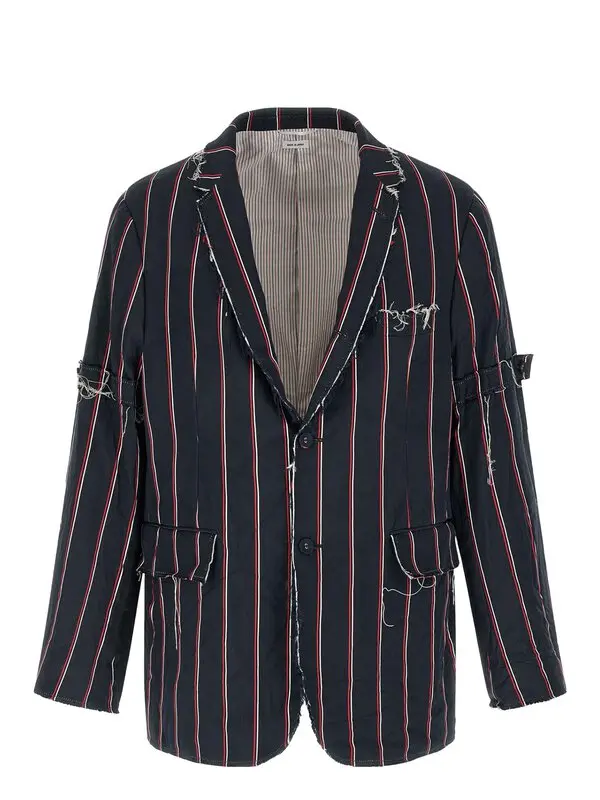 Thom Browne Striped Blazer - Blue