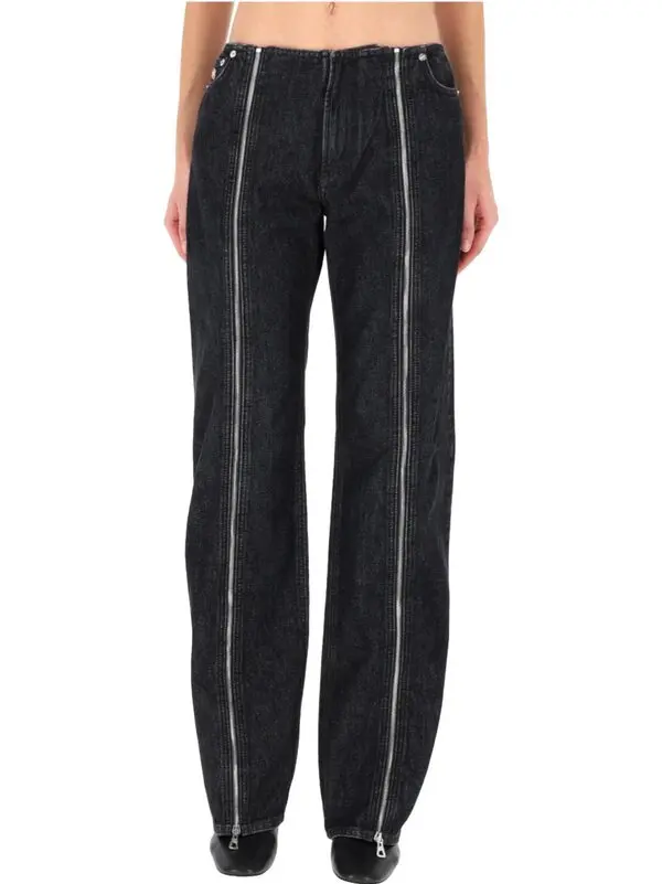 JEAN PAUL GAULTIER Zipped Jeans - Black
