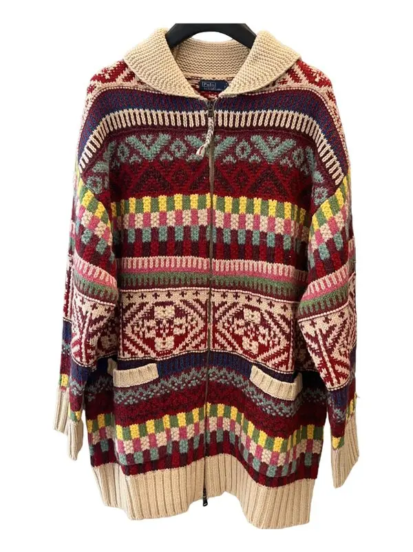 Polo Ralph Lauren Fair Isle Zip Knitted Cardigan - Multicolor
