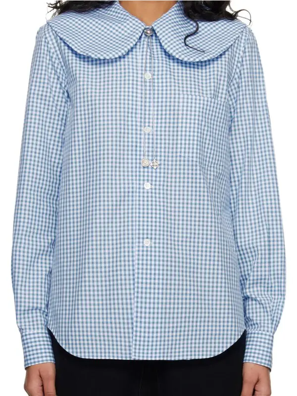 Comme Des Garçons Plaid Shirt - Blue