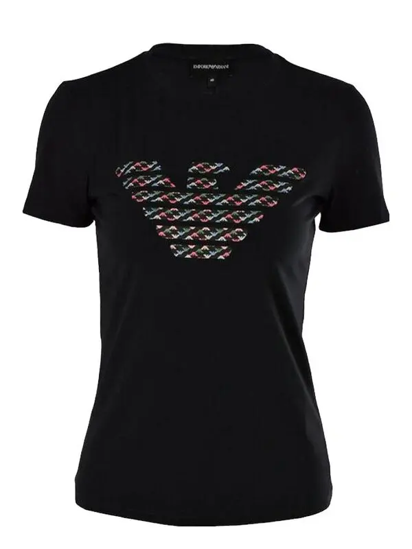 Emporio Armani Logo T-shirt - Black