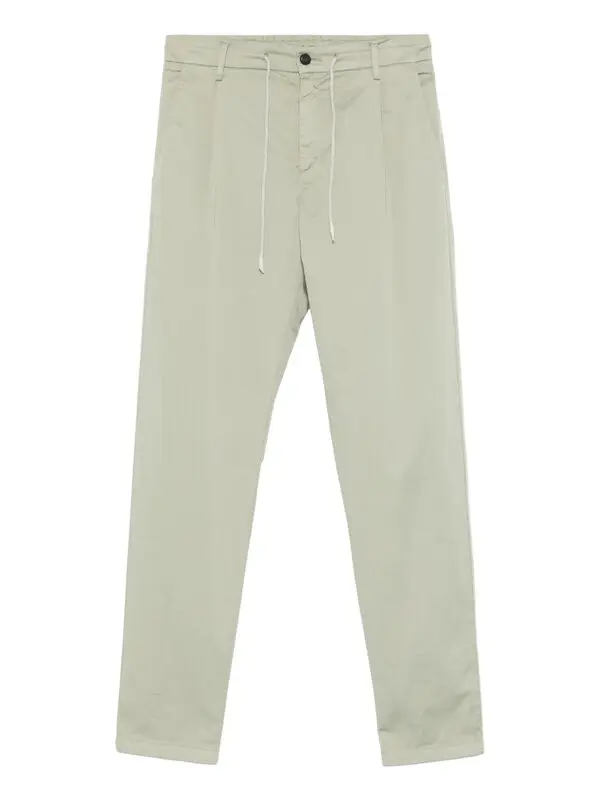 Eleventy Drawstring Casual Trousers - Green