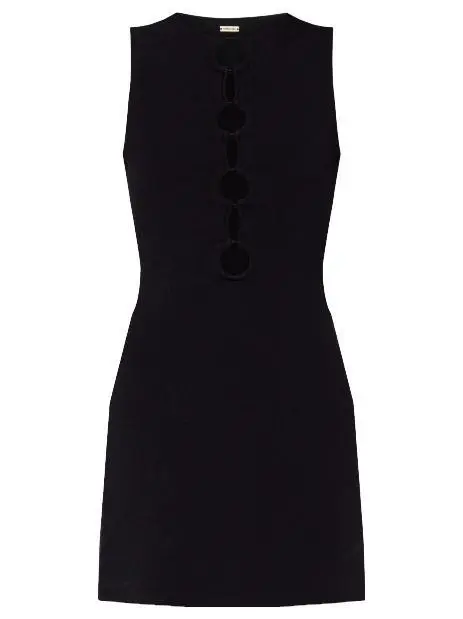 Cult Gaia Sleeveless Cut-out Dress - Black